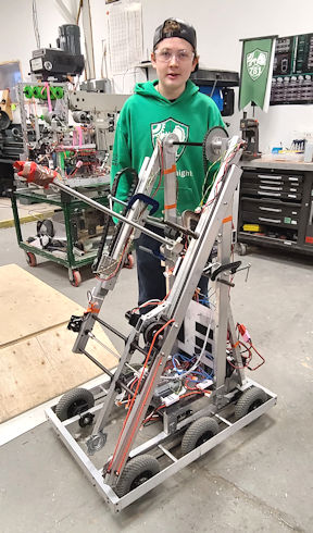 The Kincardine Record | Kinetic Knights Corner: Robot build progressing ...