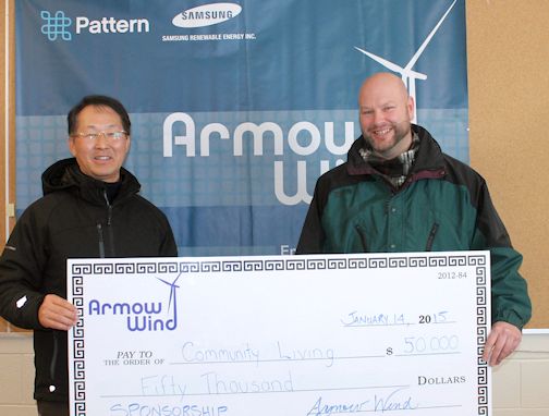 The Kincardine Record | Armow Wind donates $125,000 to local projects ...