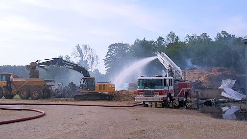 The Kincardine Record | Fire destroys drive shed on farm south of Millarton