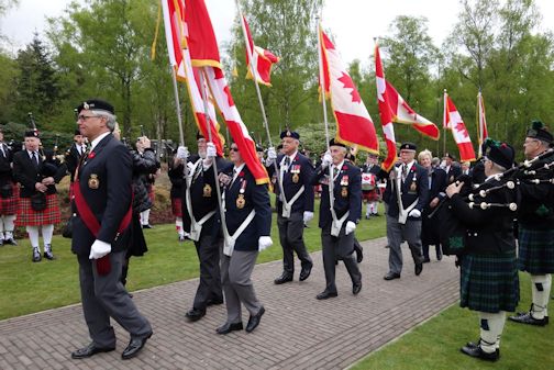 The Kincardine Record | Proud of Kincardine Scottish, Legion Colour party
