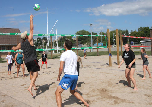 The Kincardine Record | New outdoor volleyball courts at Station Beach ...