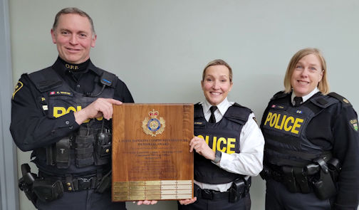 The Kincardine Record | South Bruce OPP constable Kevin Martin receives ...