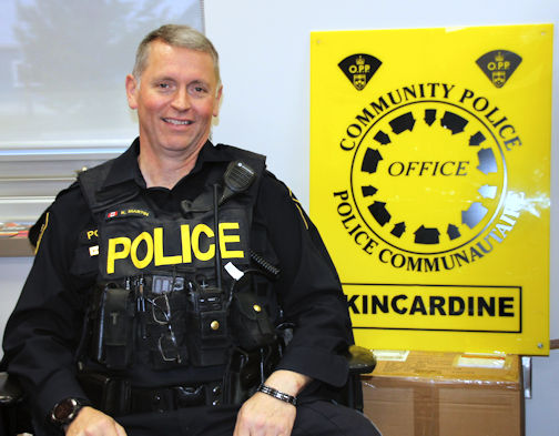 The Kincardine Record | Constable Kevin Martin hanging up the badge ...