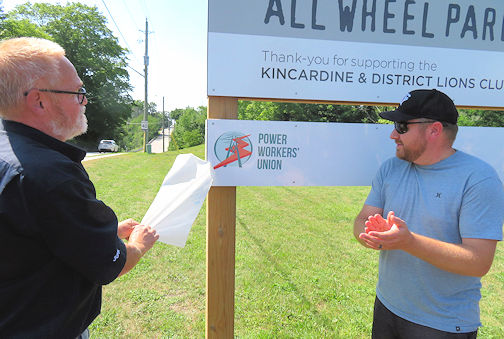 The Kincardine Record | PWU donates $50,000 to Kincardine Lions All ...