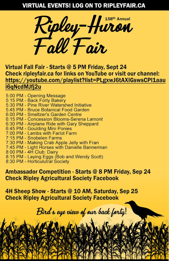 The Kincardine Record | Enjoy a "Birds Eye View" of the Ripley Fall ...