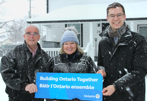 The Kincardine Record | Huron-Bruce MPP arrives in snowy Tiverton to ...