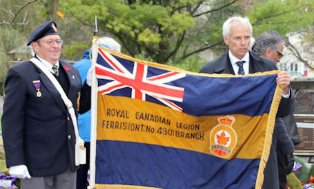 The Kincardine Record | Crowd braves cold, wet, windy weather at Legion ...