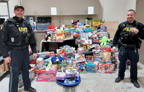 The Kincardine Record | South Bruce OPP toy drive an overwhelming success