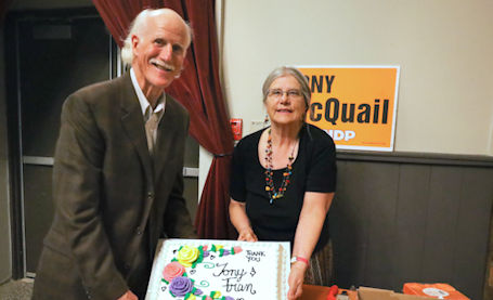 The Kincardine Record | Huron-Bruce NDP honour McQuails’ commitment ...