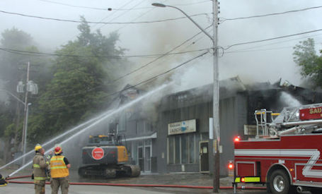 The Kincardine Record | Firefighters battle structure fire, Saturday ...