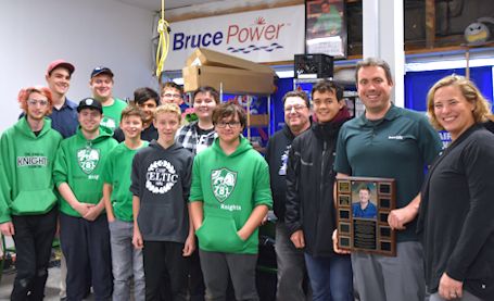 The Kincardine Record | Kinetic Knights mentor receives community ...